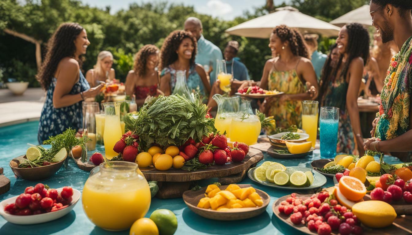 Refreshing Vegetarian Pool Party Menu to Wow Your Guests